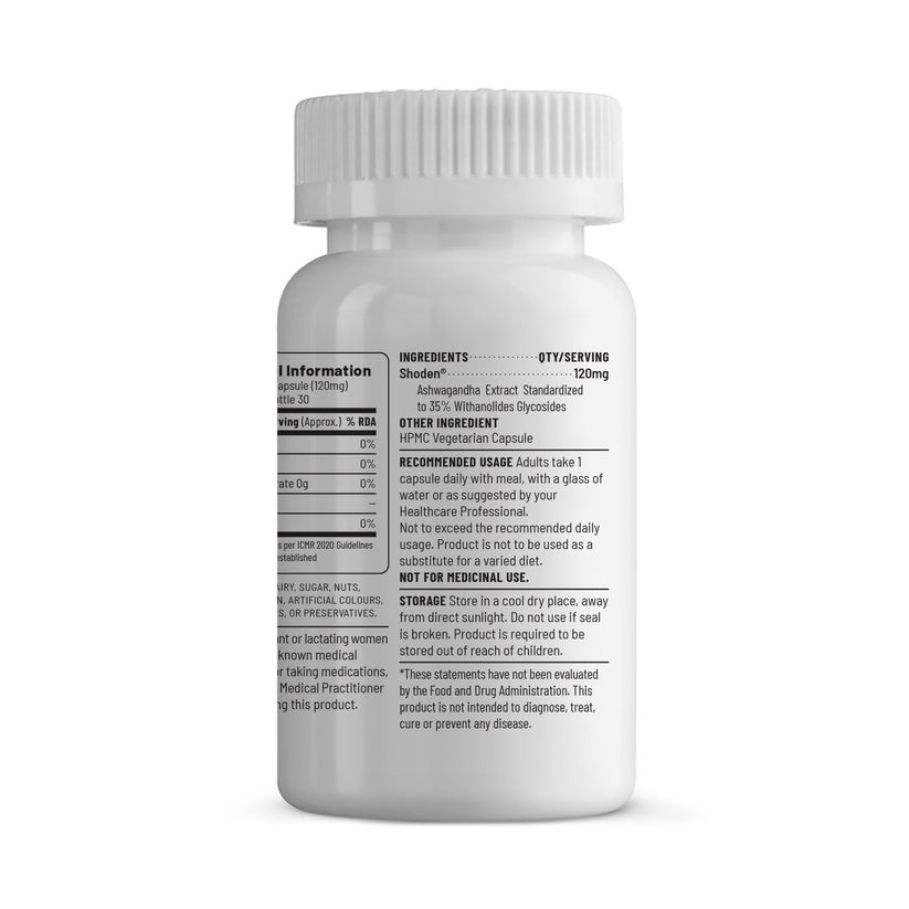 Unived Shoden® Ashwagandha 35% Glycowithanolides | High Potency ...